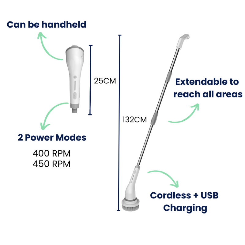 7-in-1 Electric Spin Scrubber